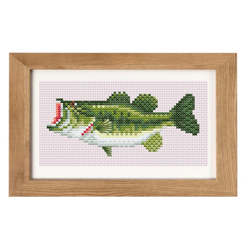 Cross Stitch Kit Bass - Etsy