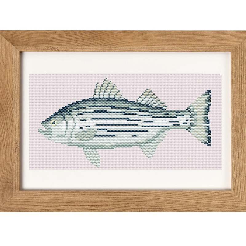 Fish Cross Stitch - Etsy