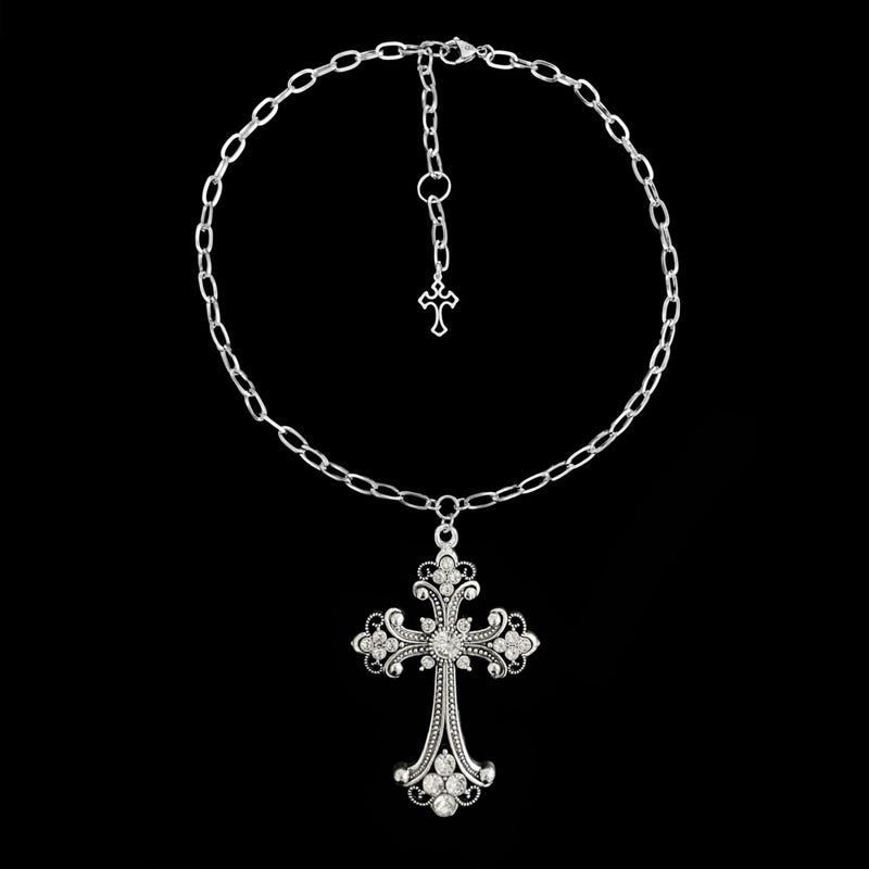 Goth Cross Pendant - Etsy