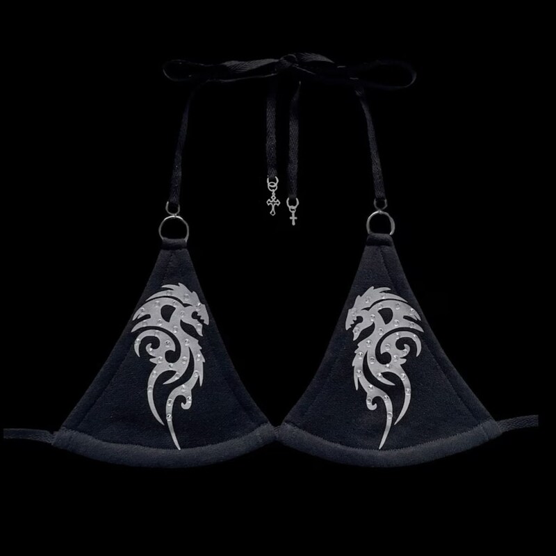 Rhinestone Bikini - Etsy