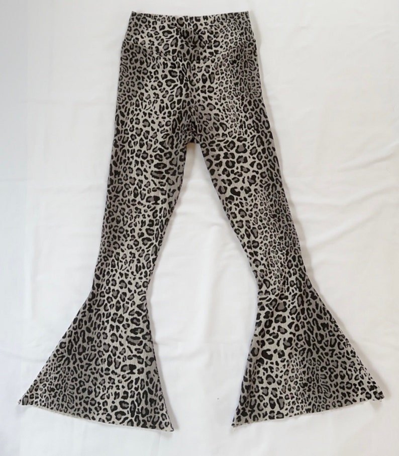 Cute Leopard Print Flare Pants - Etsy