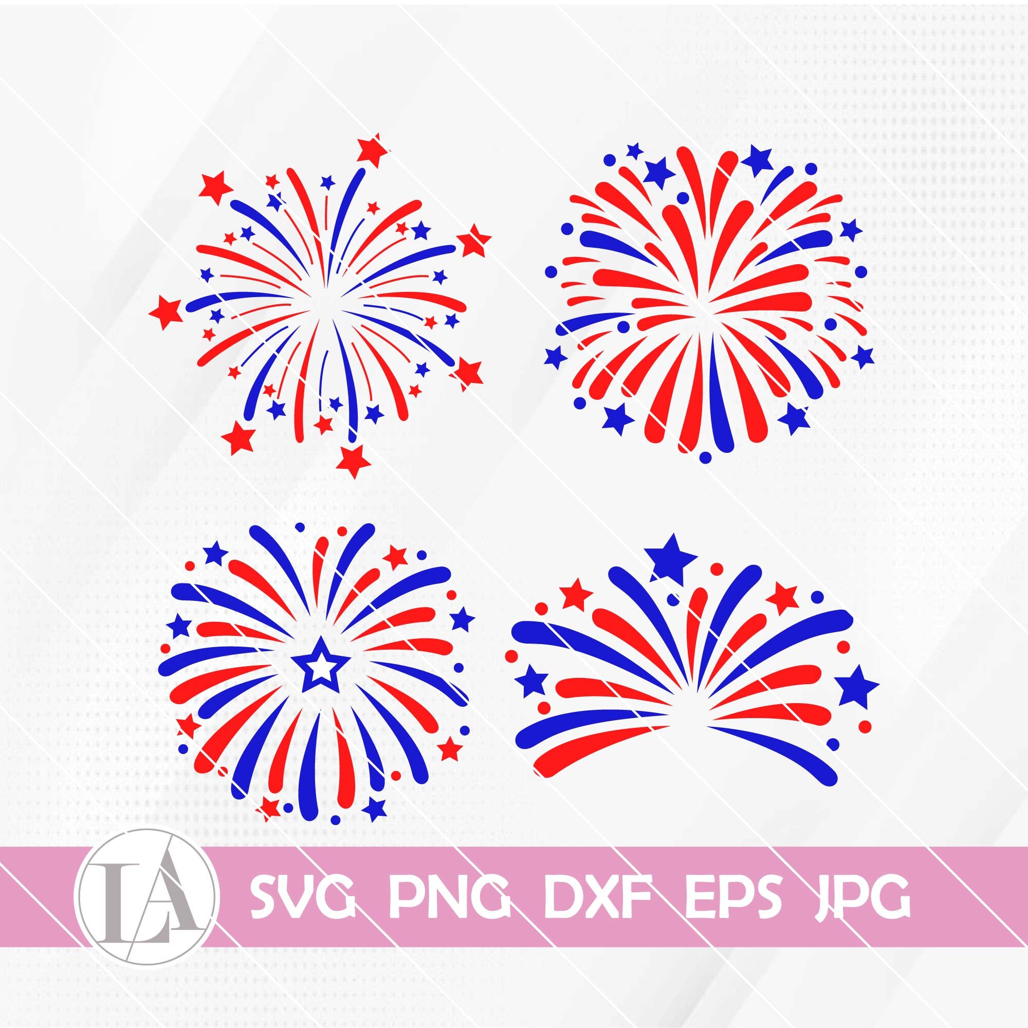 Fireworks SVG 4th of July Svg Fireworks 2022 Svg - Etsy