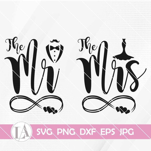 Mr. and Mrs. Infinity Svg - Etsy
