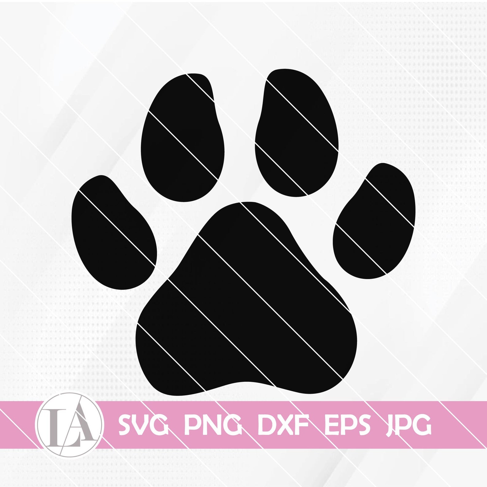 Paw Print Bundle Svg Paw Svg Paw With Claw Svg Animal - Etsy