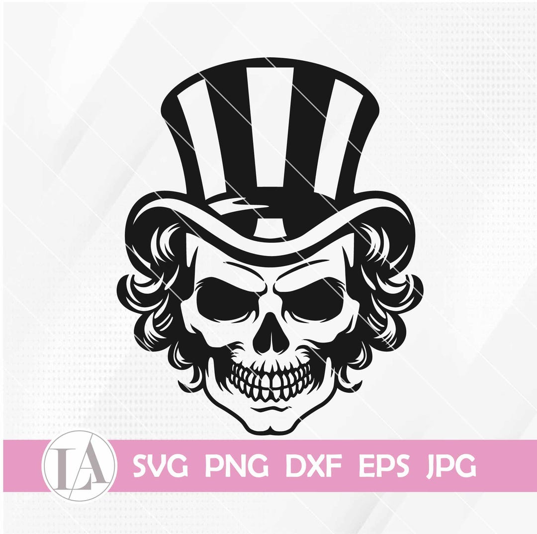 Magician Skull Svg | Circus Skull Svg | Premium Vector | Skull With Hat ...