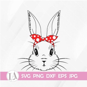 Bunny Face Svg | Rabbit Face Svg | Easter Svg | Cute Bunny Face | Bunny ...