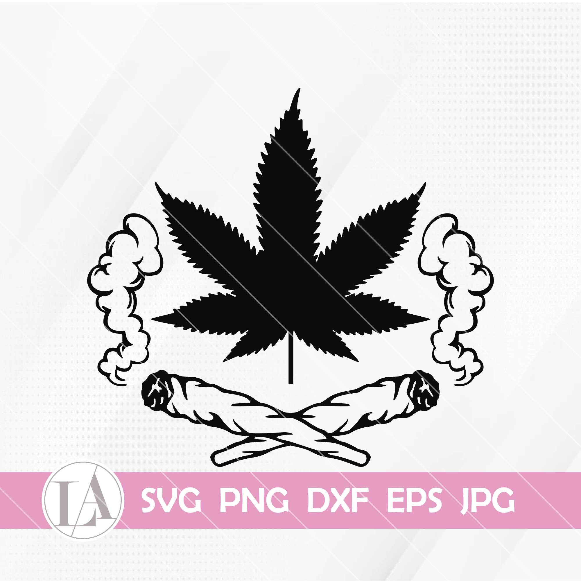 Weed Svg | Cannabis Svg | Smoking Weed Svg | Smoking Marijuana Svg ...