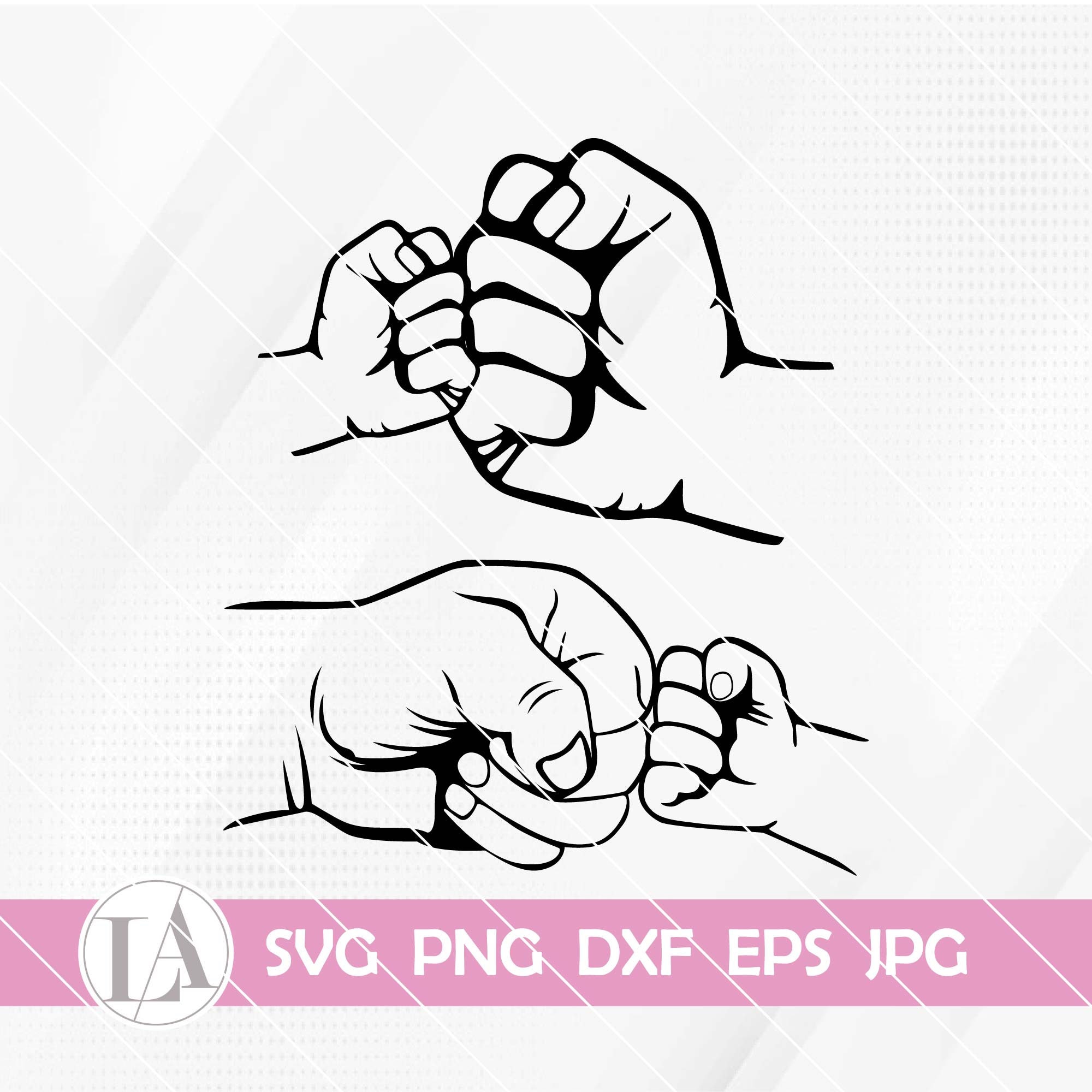 Dad Svg Father's Day Svg Fist Bump Bundle Svg Dad - Etsy