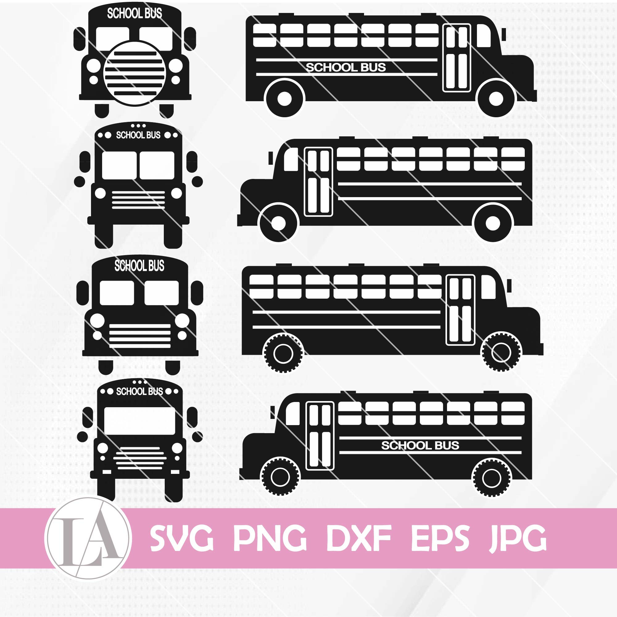 School Bus SVG School Bus PNG School Bus Clipart Cut Files - Etsy