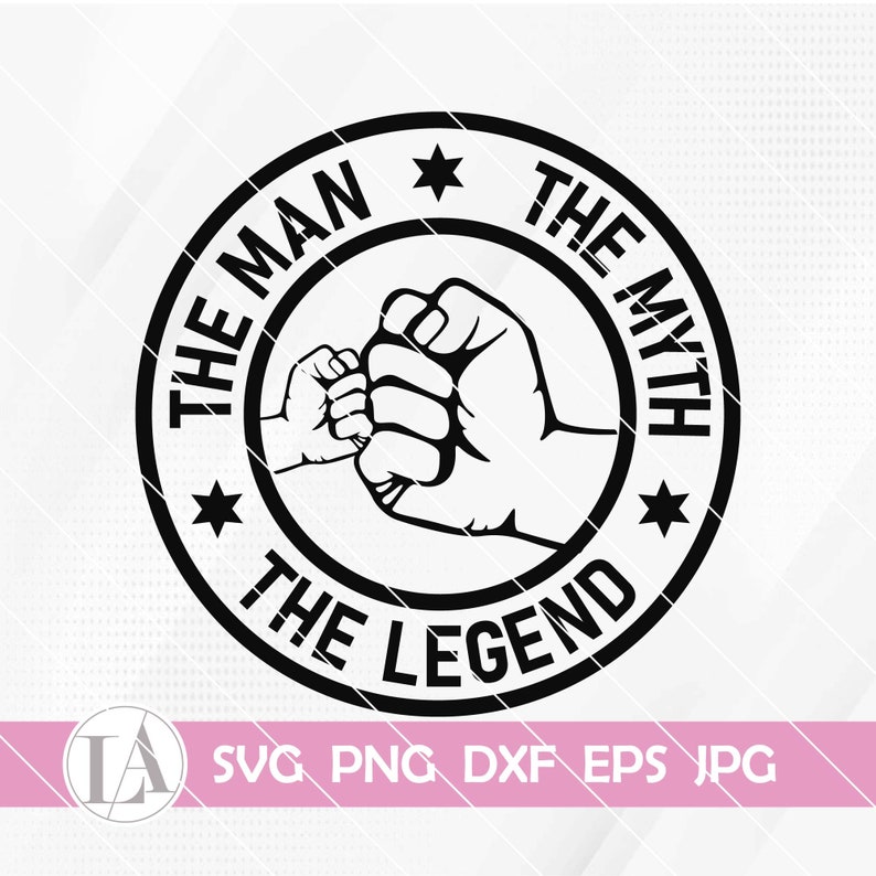 Father's Day Svg Dad Svg Father Svg the Man the - Etsy