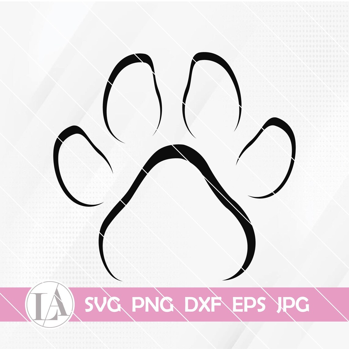 Paw Print Bundle Svg Paw Svg Paw With Claw Svg Animal - Etsy