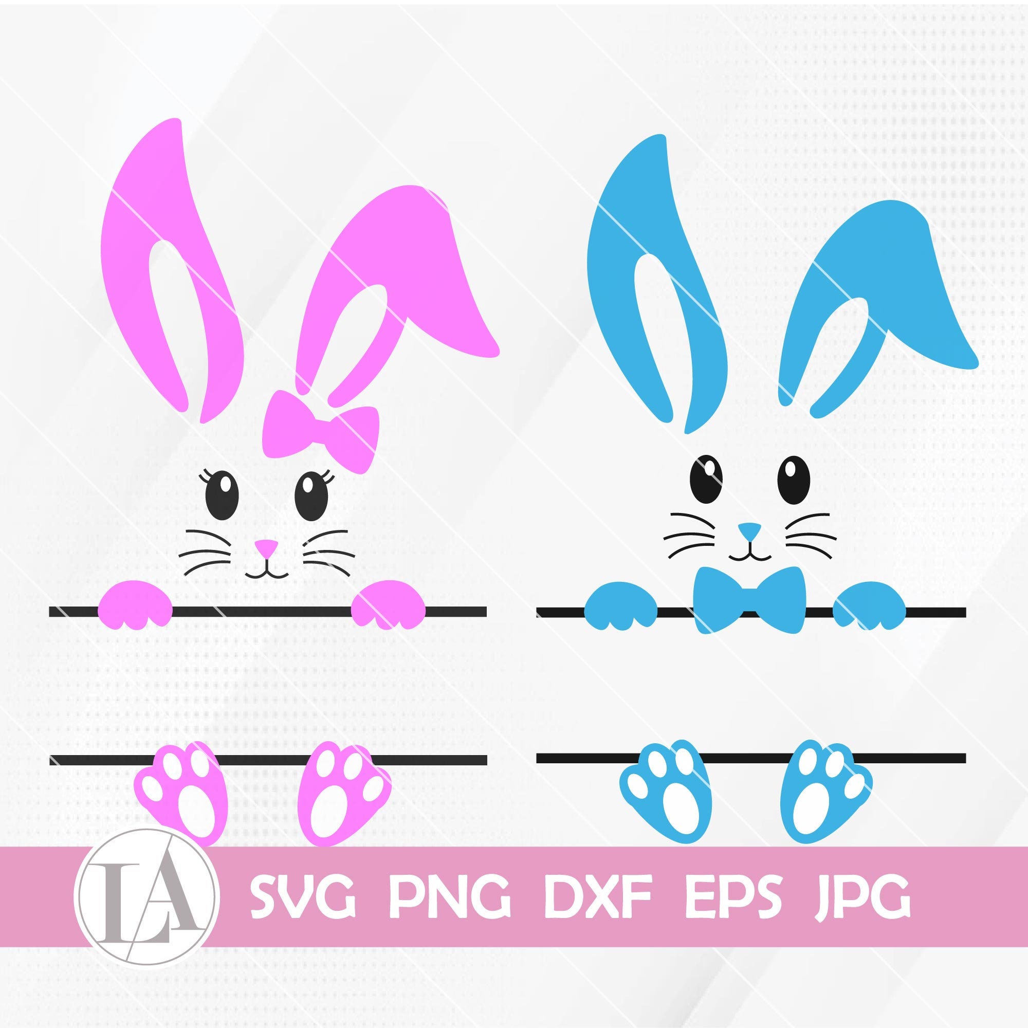 Bunny Svg Easter Bunny Svg Bunny Split Svg Cute Bunny - Etsy