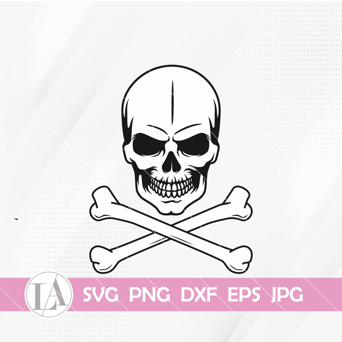 Skull With Crossed Bones Svg Skull and Bones Svg Skull - Etsy