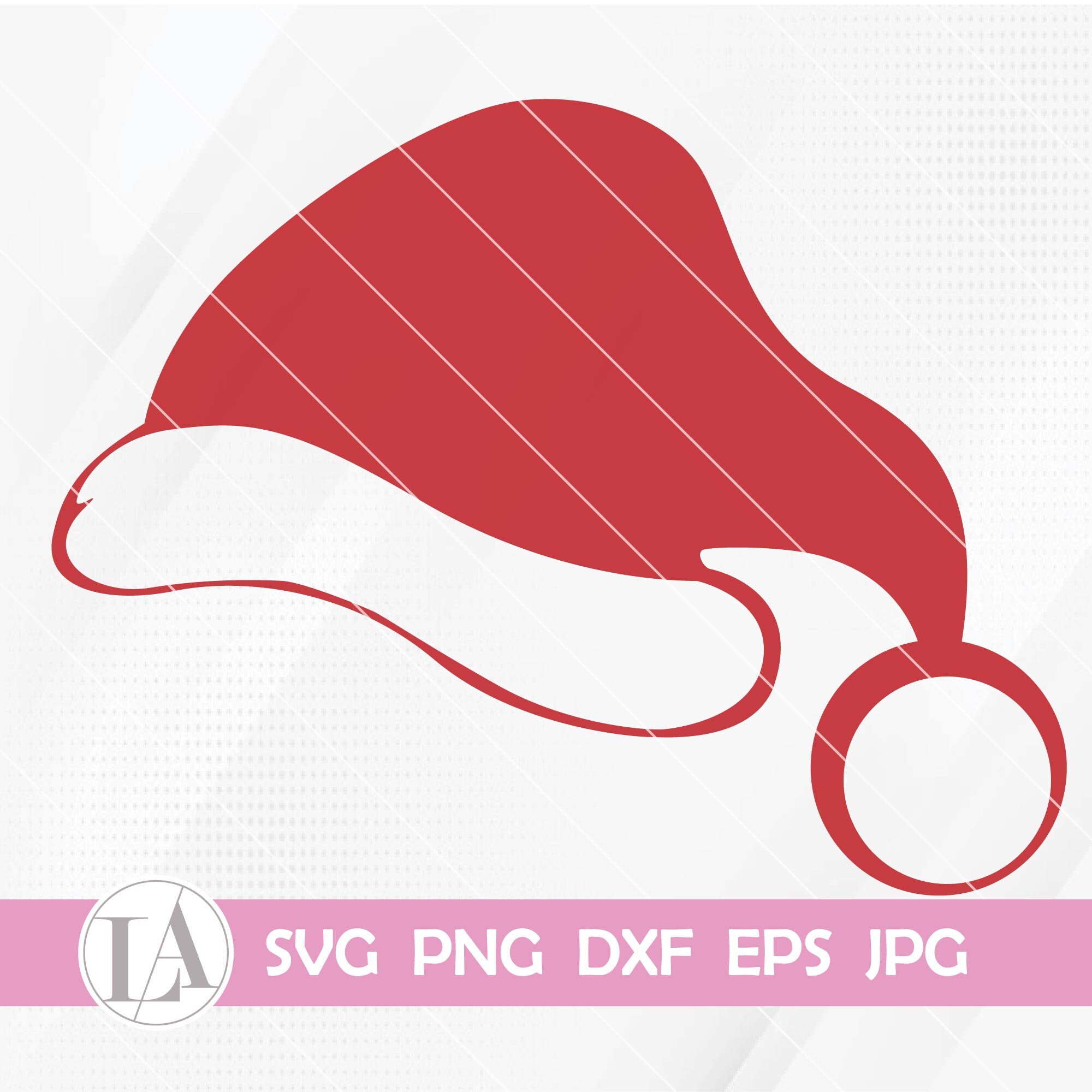 Christmas Santa Hat Svg Santa Claus Hat Svg Cricut Files - Etsy