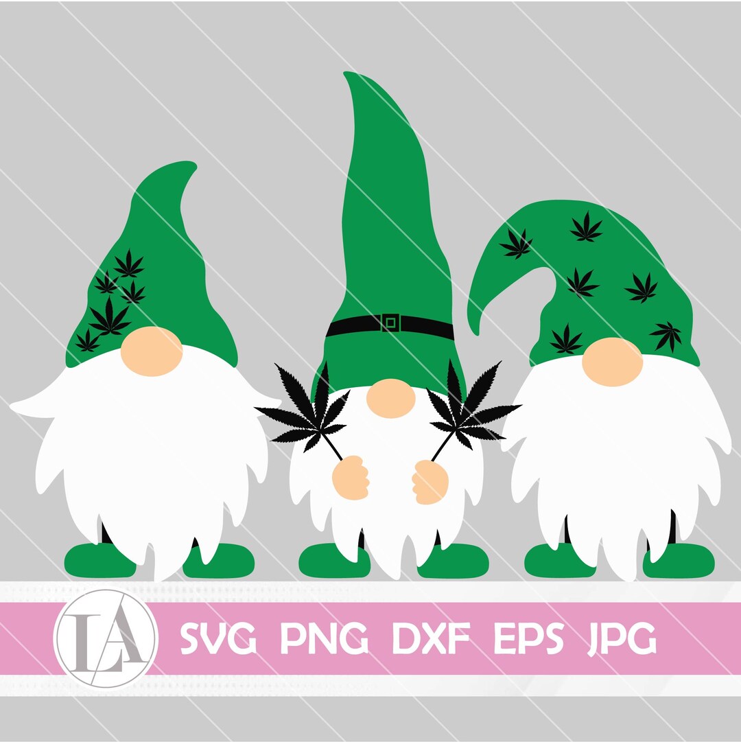 Gnome Svg | Weed Gnomes Svg | Three Gnomes Svg | Cute Gnomes Svg ...
