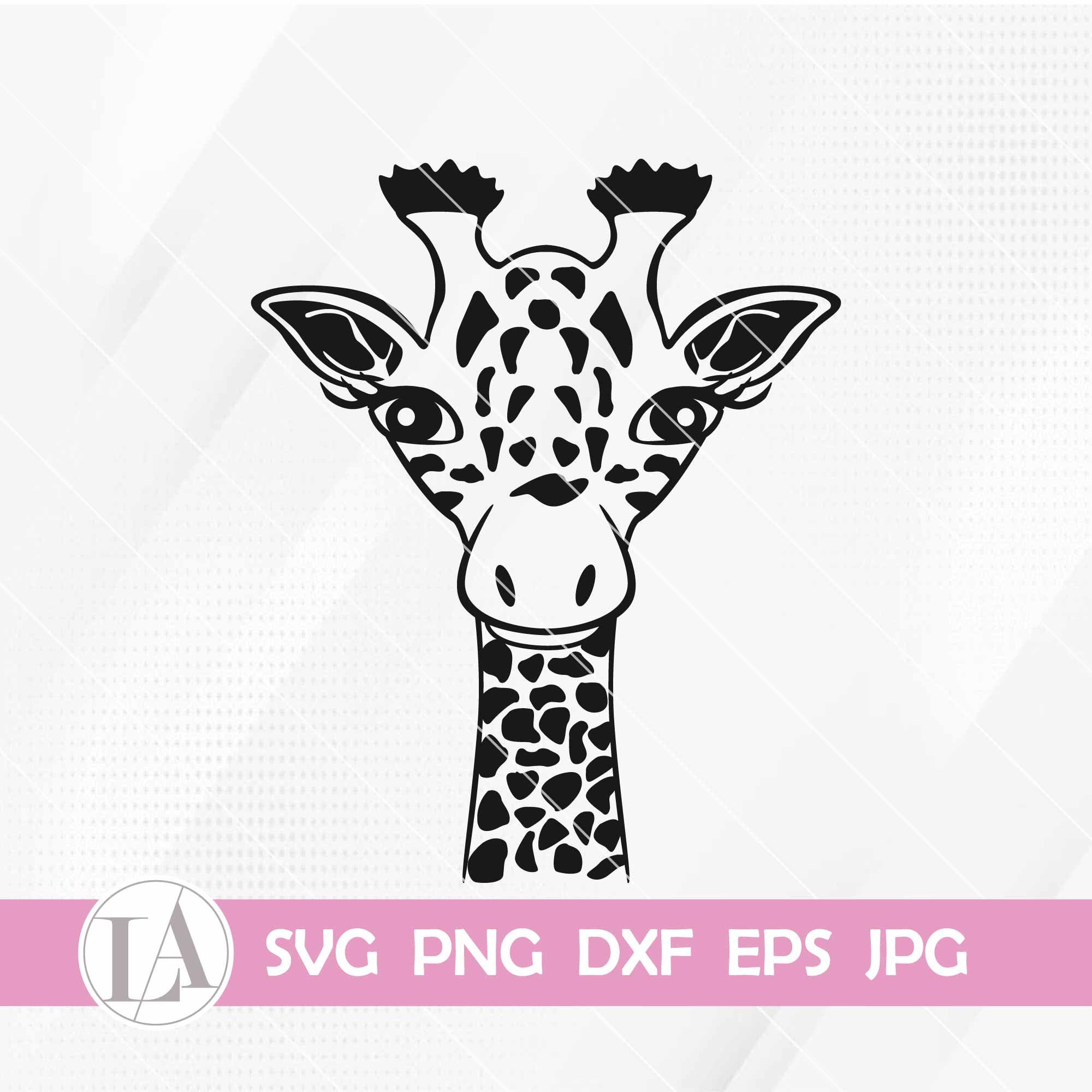 Baby Giraffe Head Silhouette