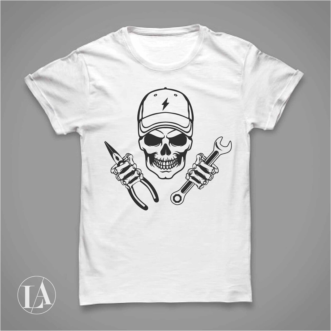 Skull Svg | Skull Technician Svg | Skull Mechanic Svg | Skull ...