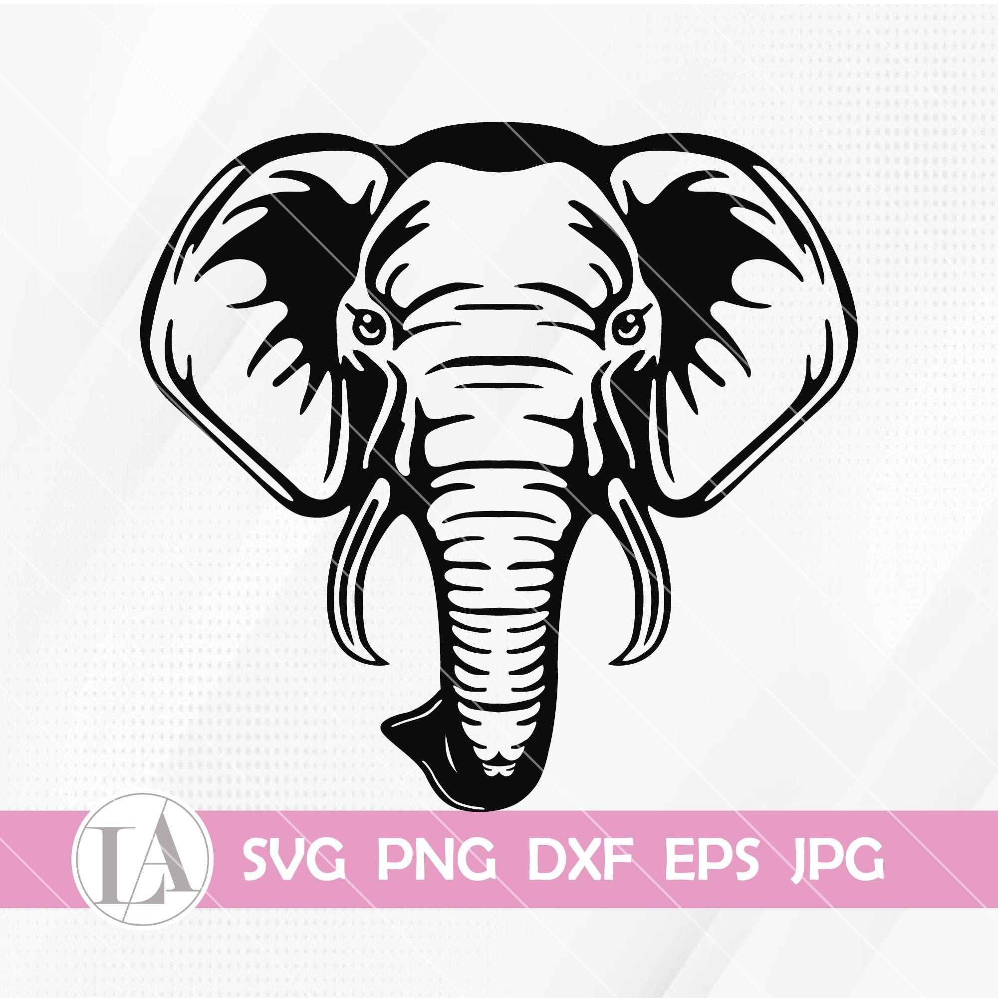 Elephant Svg Elephant Face Svg Elephant Head Svg - Etsy