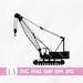 Crane SVG | Construction Truck SVG | Heavy Equipment SVG | Building ...