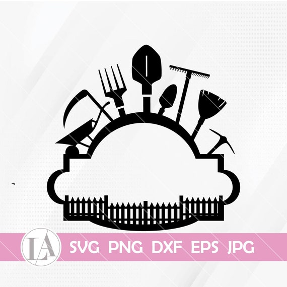 Garden Tools Svg Gardening Logo Svg Gardener Tools Clipart - Etsy