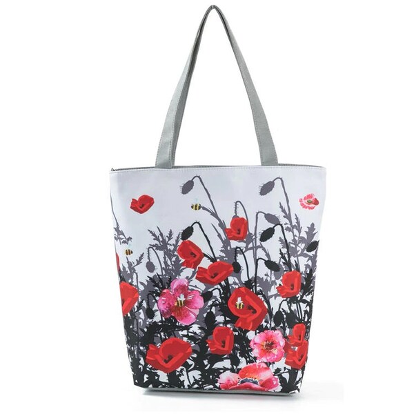 Floral Print Handbag - Etsy