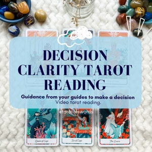 Decision Tarot Reading Decision-making Psychic Reading - Choosing Tarot ...