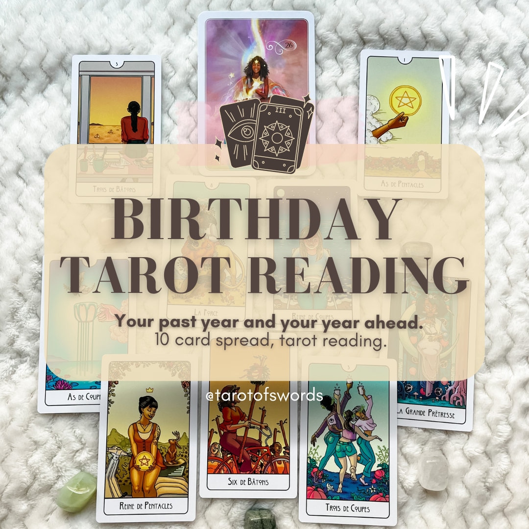 Birthday Tarot Reading - Your Year Ahead General Tarot Reading ...