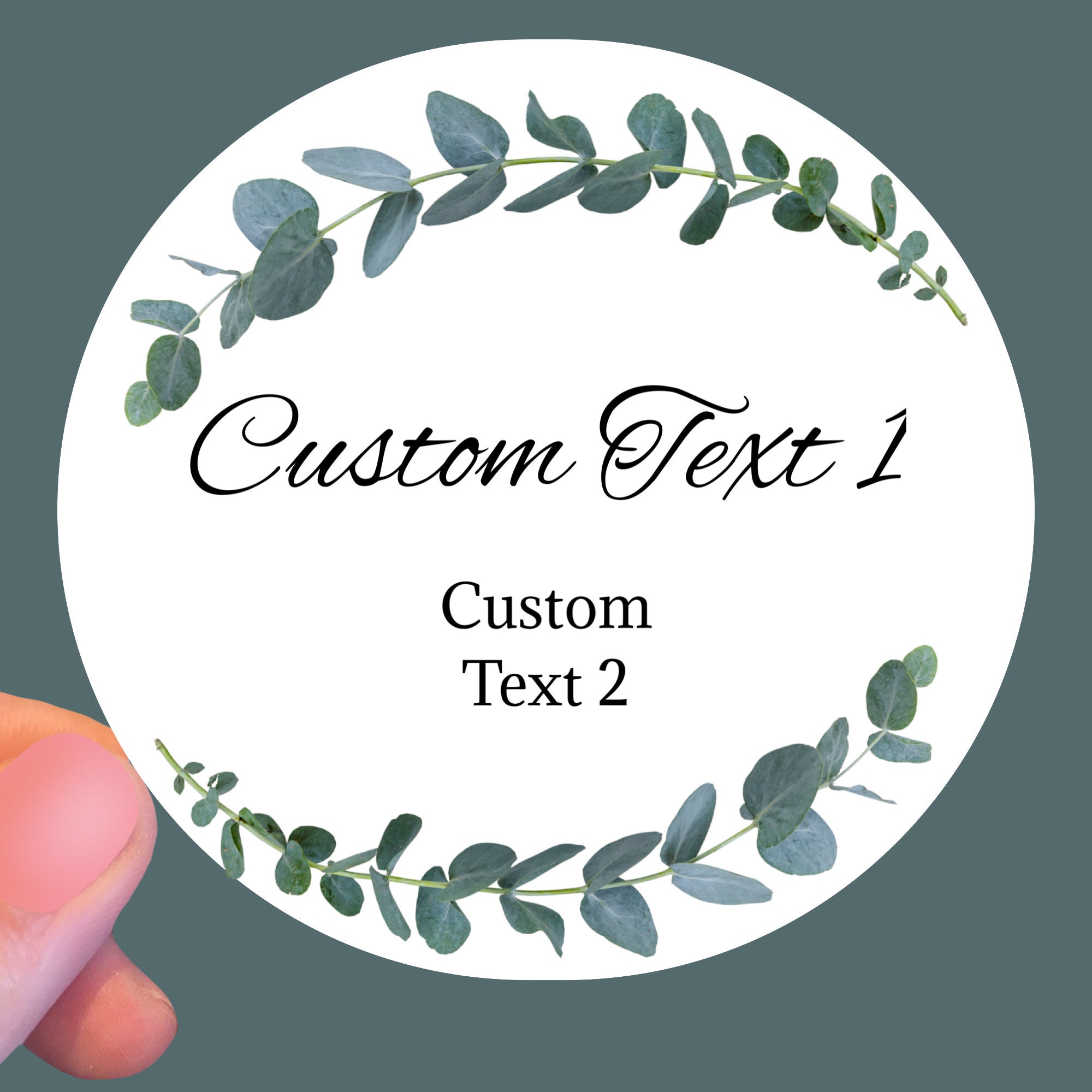 Custom Aesthetic Stickers Custom Round Stickers Custom - Etsy