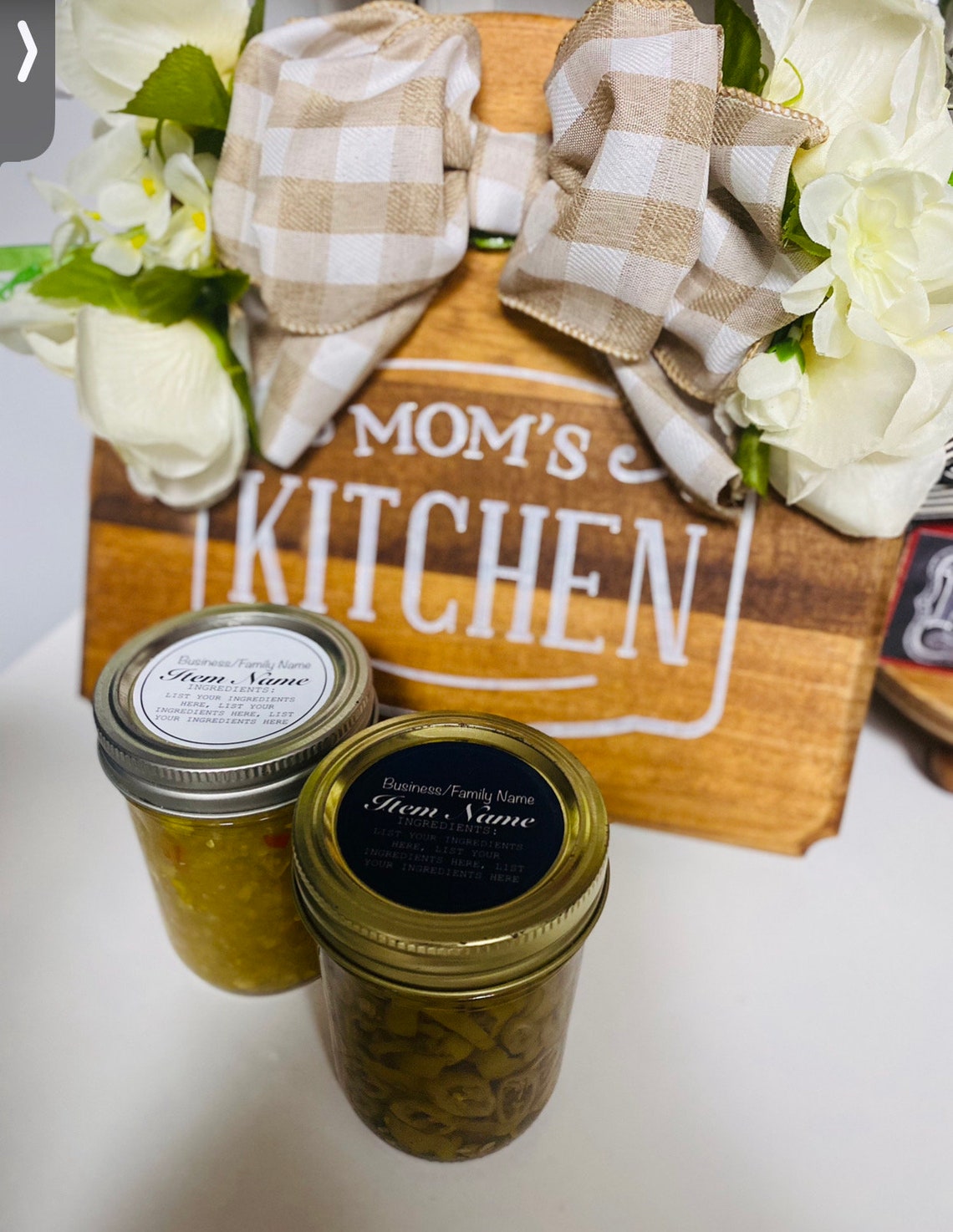 Canning Labels | Ingredient Stickers | Ingredient Labels | Custom ...