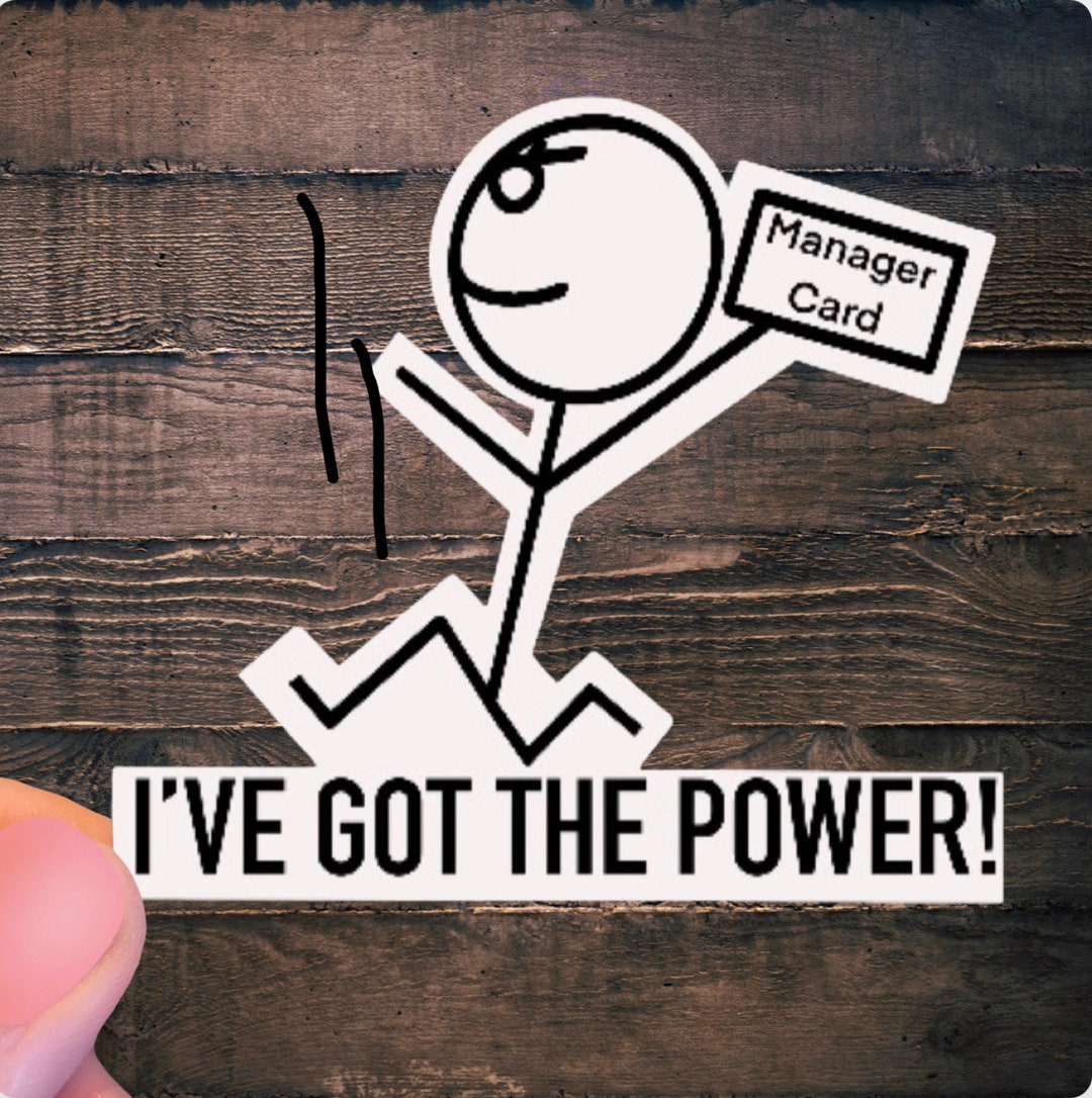 Funny Stick Man Sticker for Server Books - Etsy