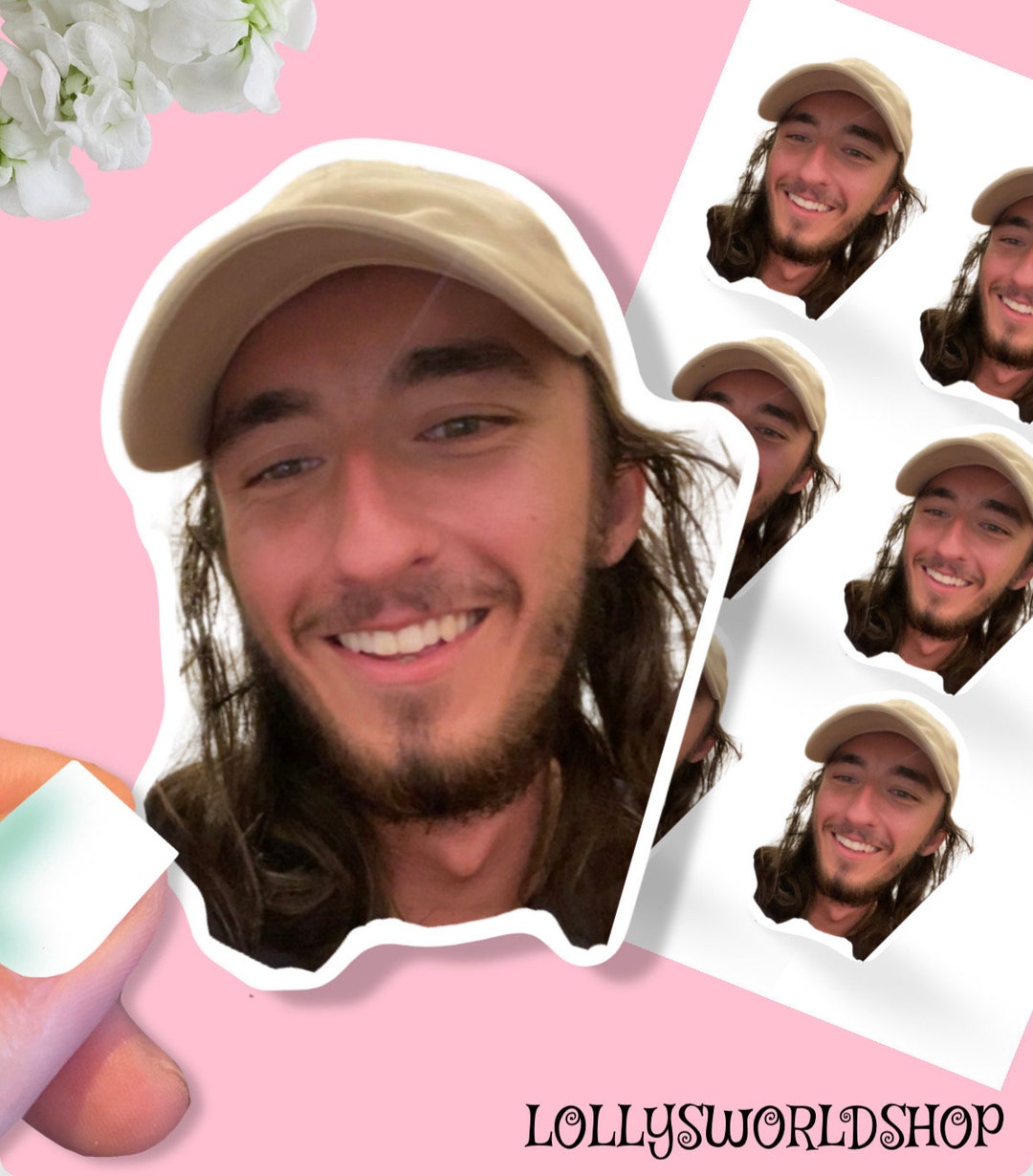 Custom Face Stickers: Personalized Photo Stickers, Party Favors - Etsy