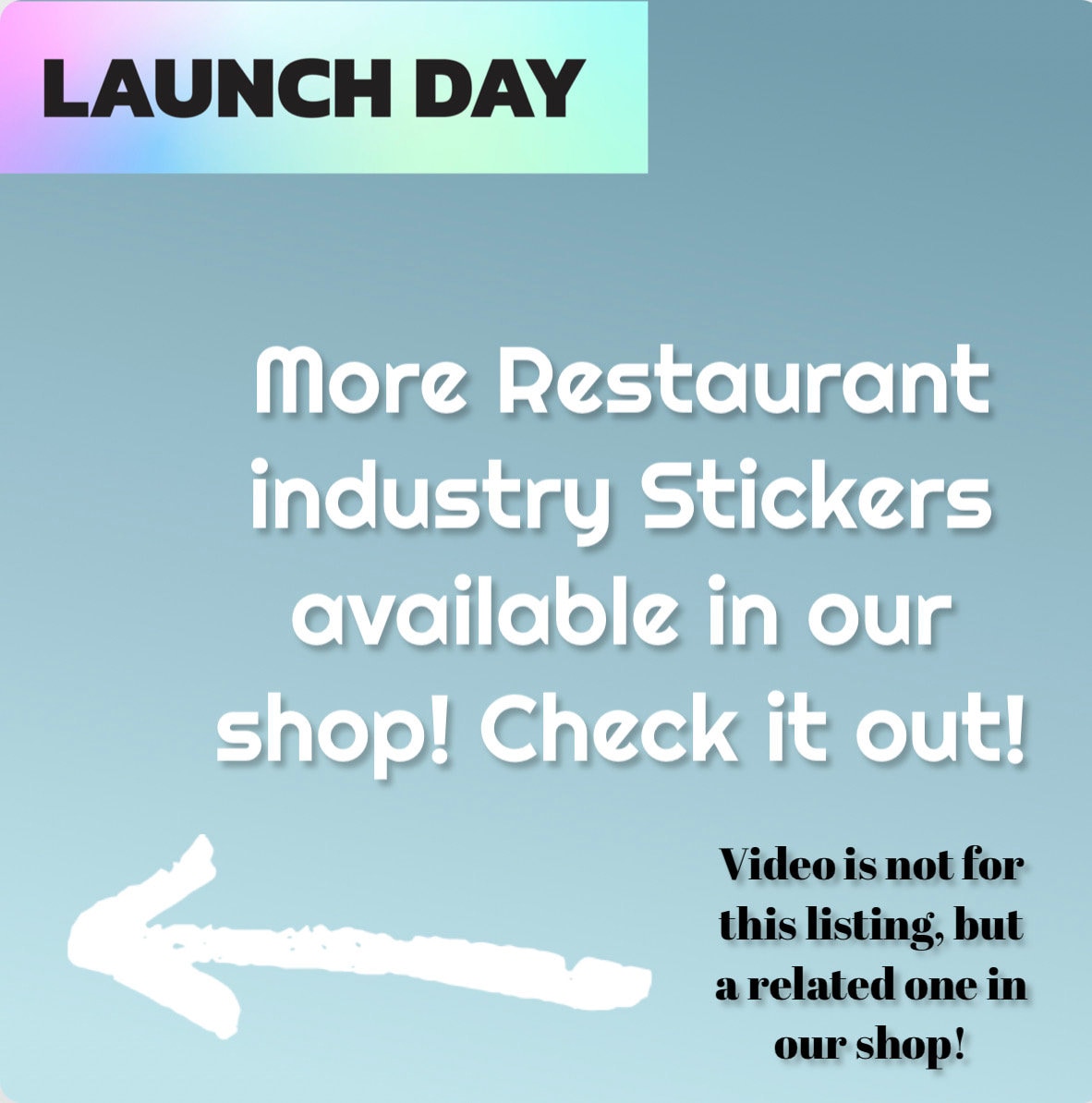 11 Server Stickers Pack, Funny Restaurant Stickers, Service Industry ...