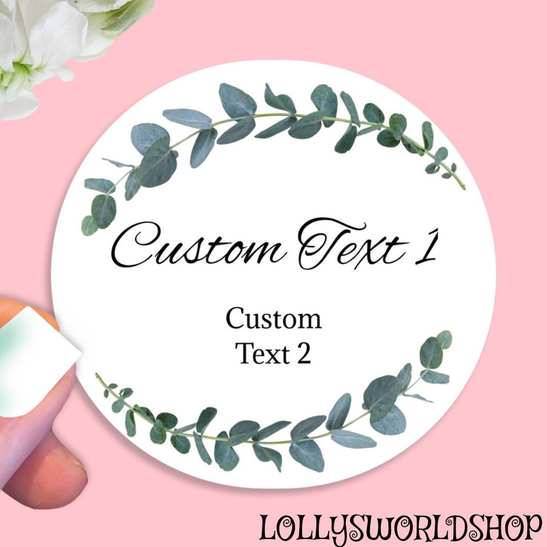Custom Aesthetic Stickers | Custom Round Stickers | Custom Circle ...