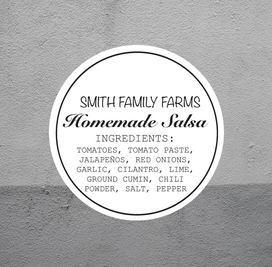 Canning Labels | Ingredient Stickers | Ingredient Labels | Custom ...