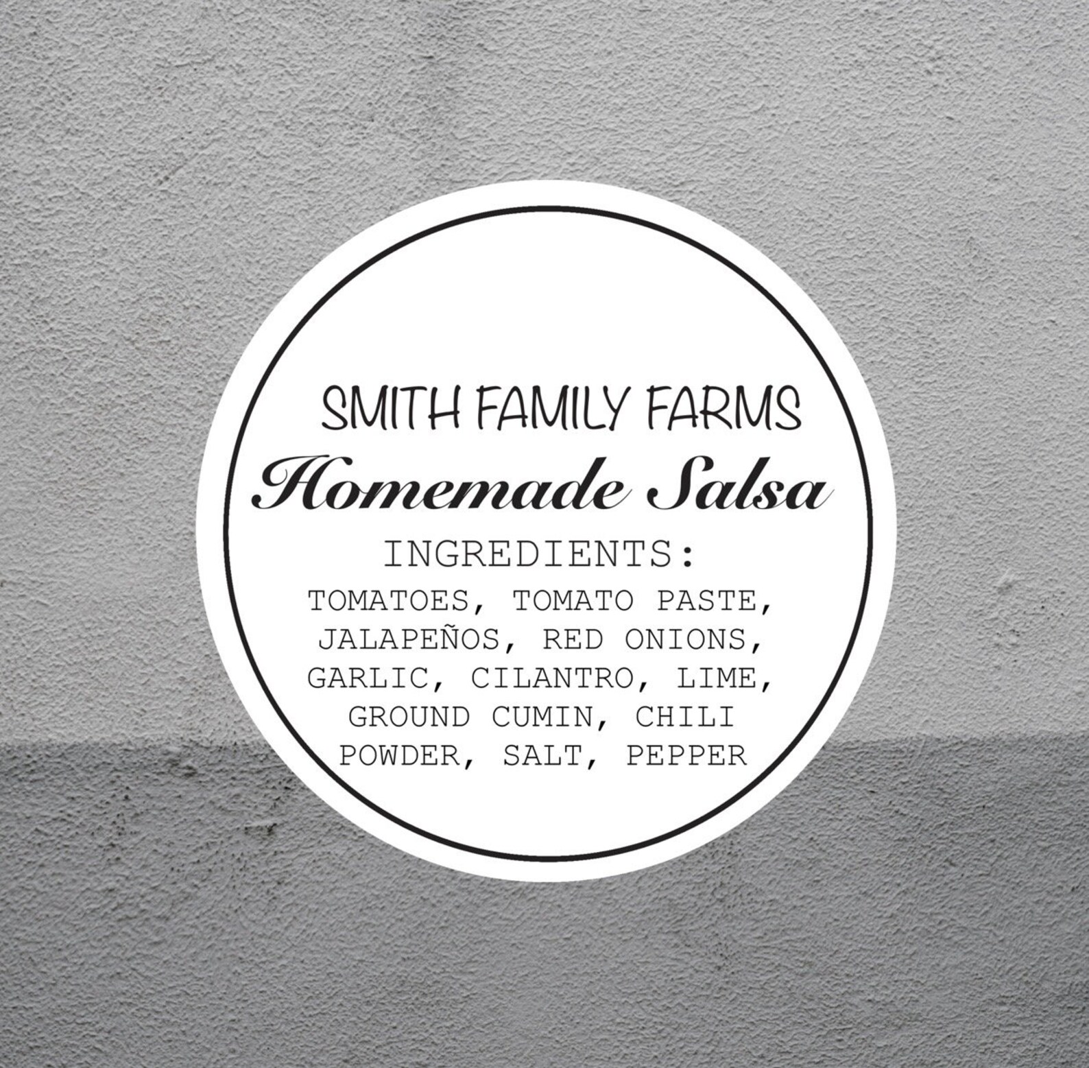 Canning Labels | Ingredient Stickers | Ingredient Labels | Custom ...