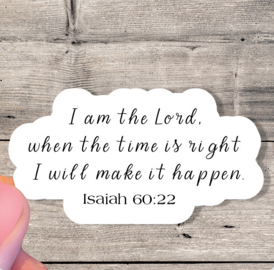 Custom Bible Verse Sticker Favorite Scripture Sticker - Etsy