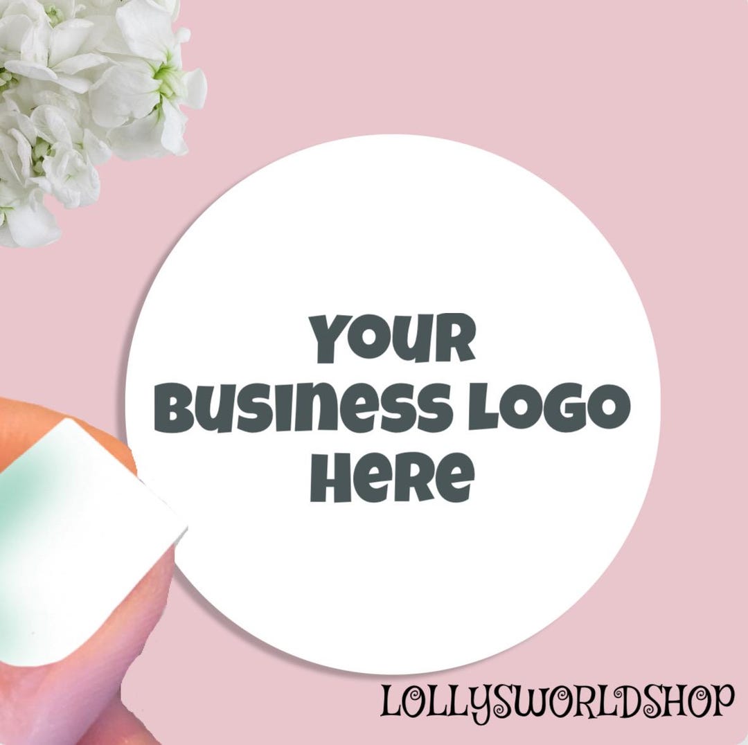 Custom Business Logo Stickers: 2-inch Circle Labels - Etsy