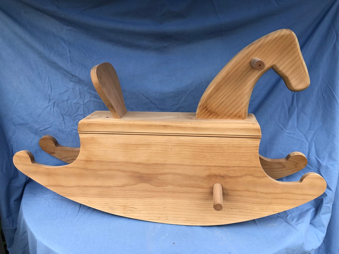 Hand Crafted Wooden Rocking Horse - Etsy