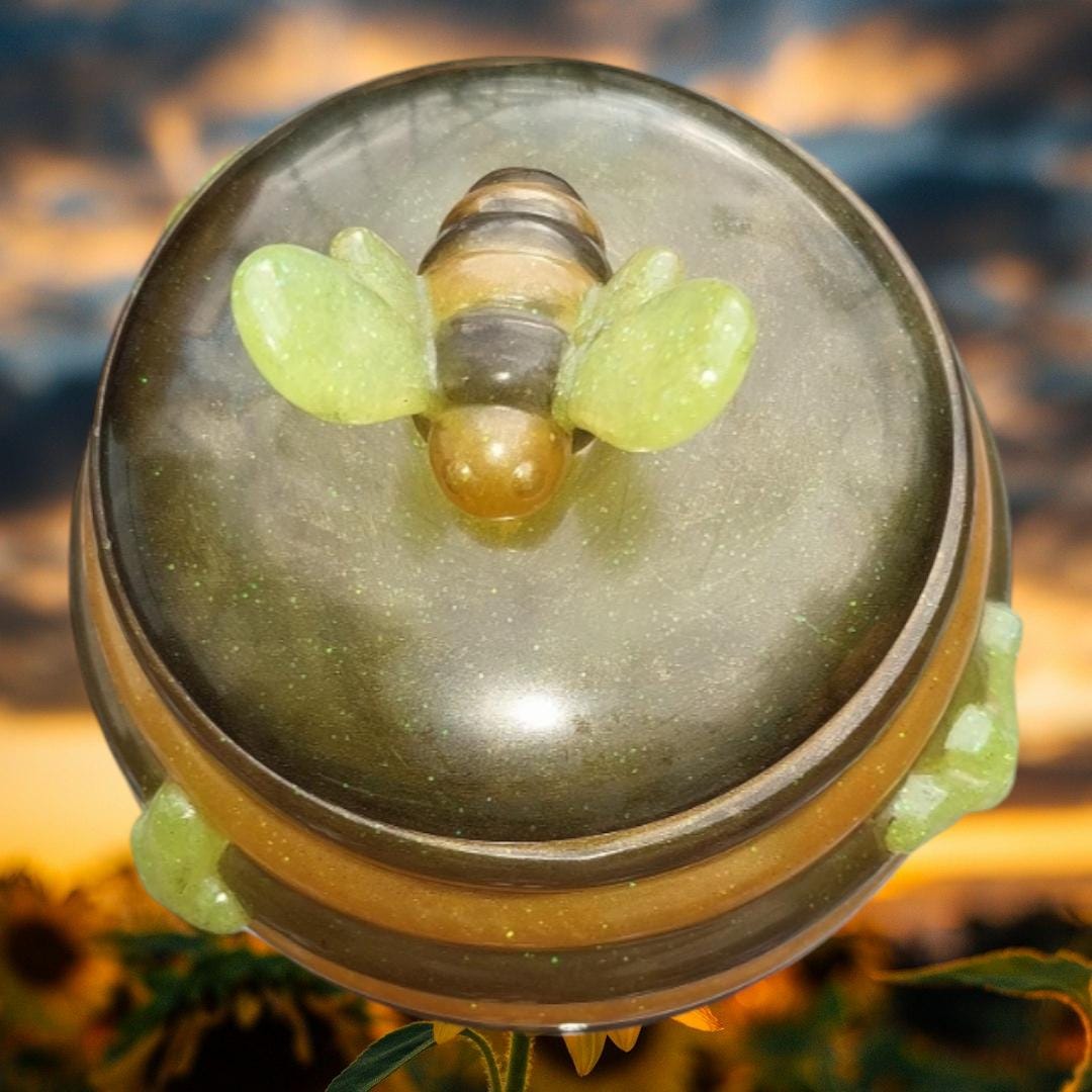 Bee Hive Honey Pot Jar - Etsy