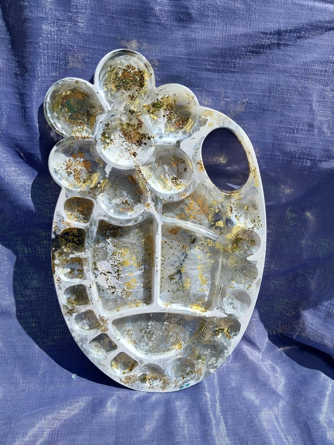 Reusable Paint Palette (gold Leaf Accents) - Etsy