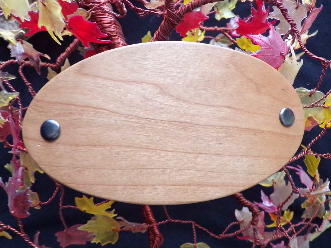 Barrette Handcrafted From Solid Cherry Wood With French Style Hair Clip ...