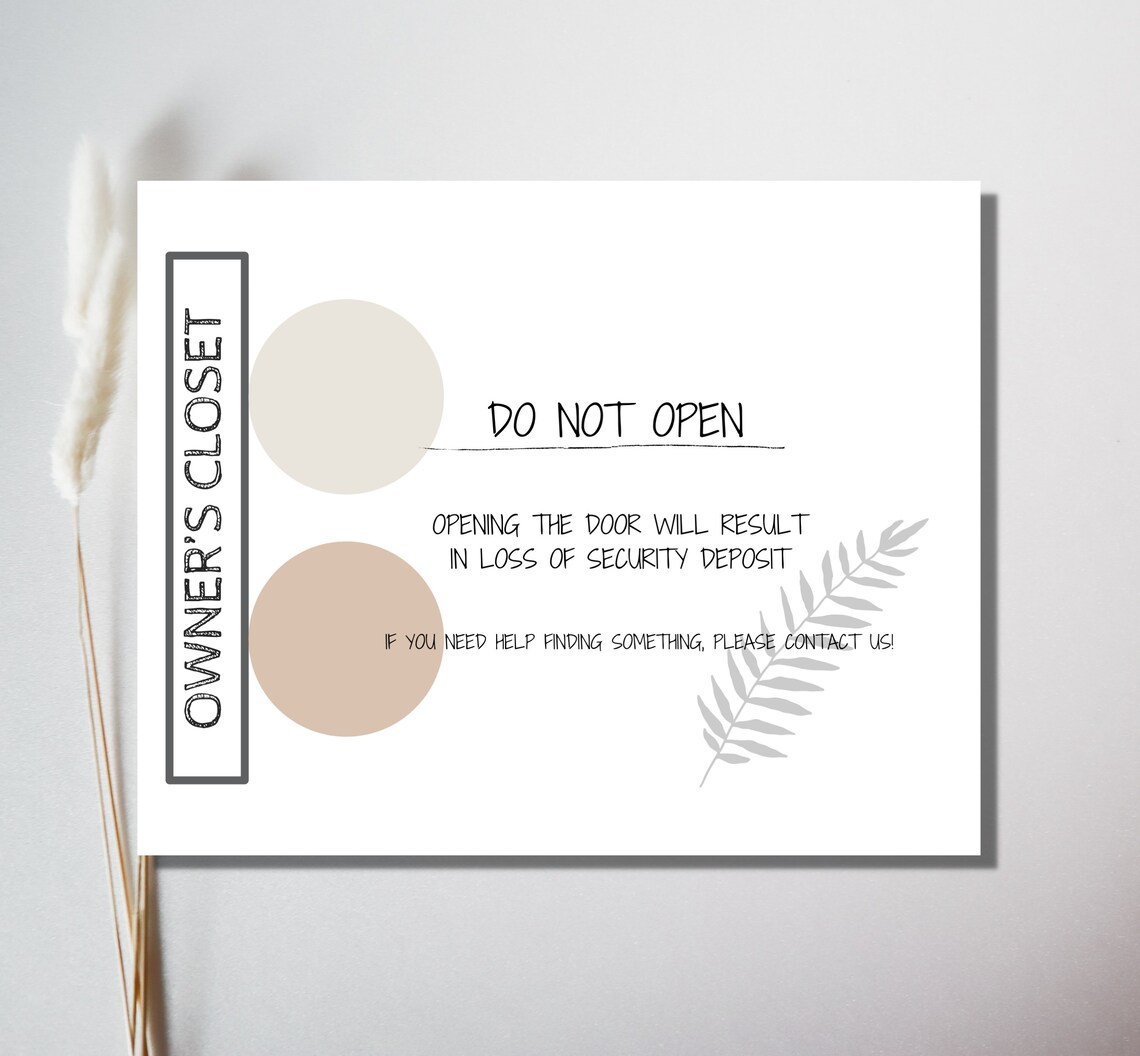 Airbnb Signs Modern Airbnb Signage Airbnb Printable Signs - Etsy