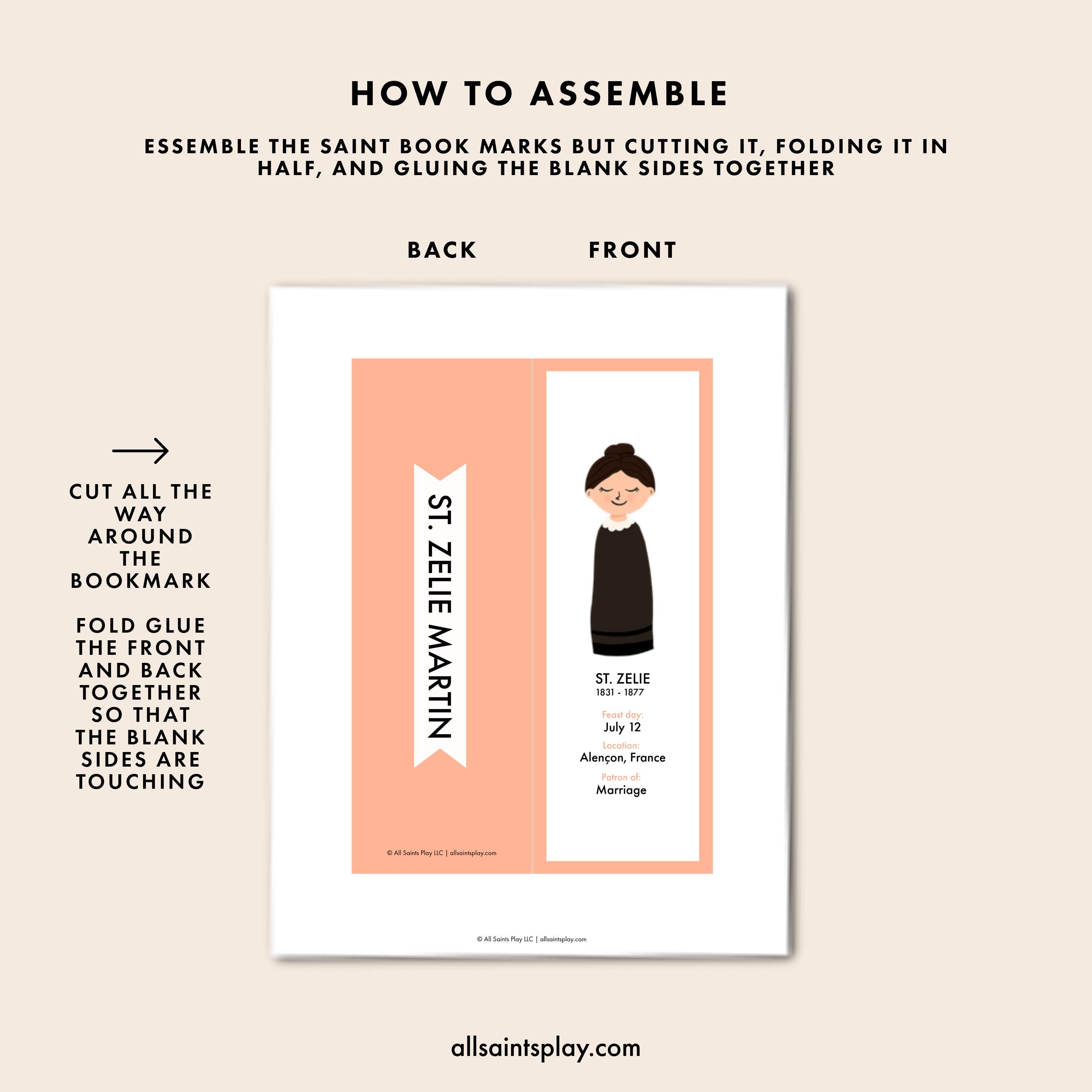 Saint Bookmarks | Catholic Homeschooling, Saints for Kids, All Saints ...