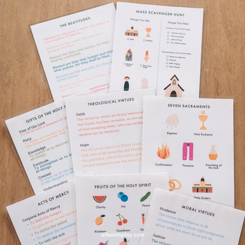 Catechism Flashcards & Charts | Catholic, Baltimore Catechism, Virtues ...