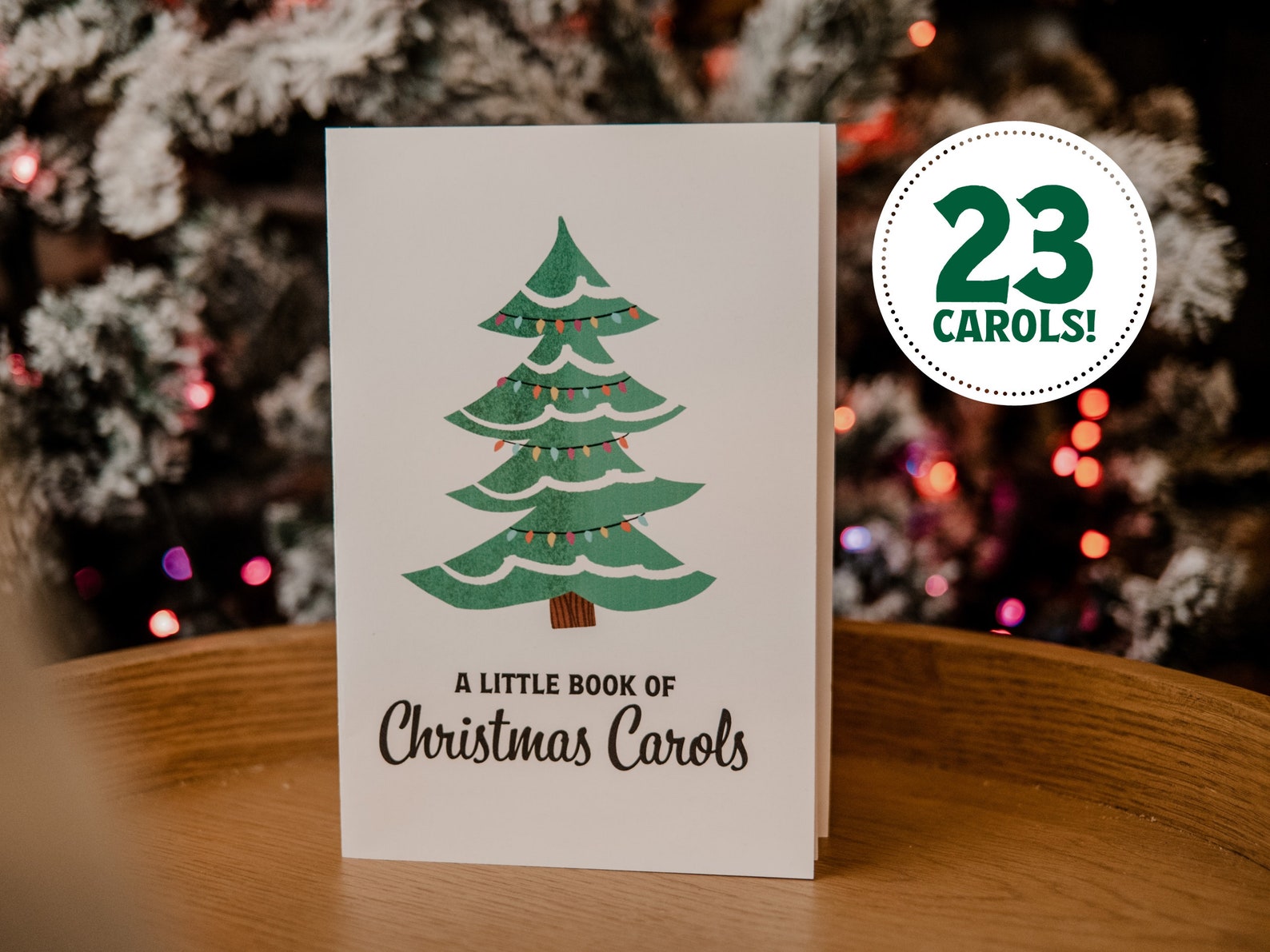 Christmas Carols Booklet Printable Christmas Caroling Book - Etsy