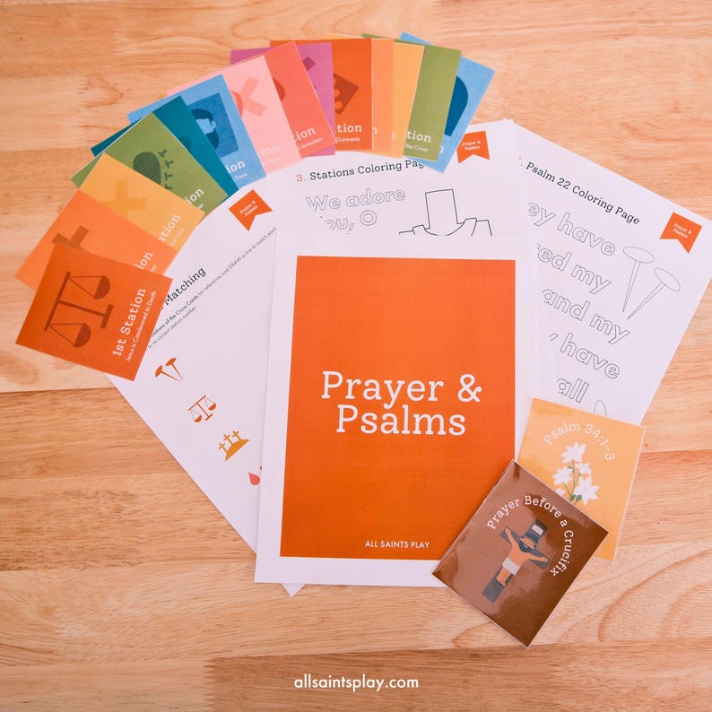 160+ Page Catholic Lent and Easter Workbook | Holy Week Activities ...