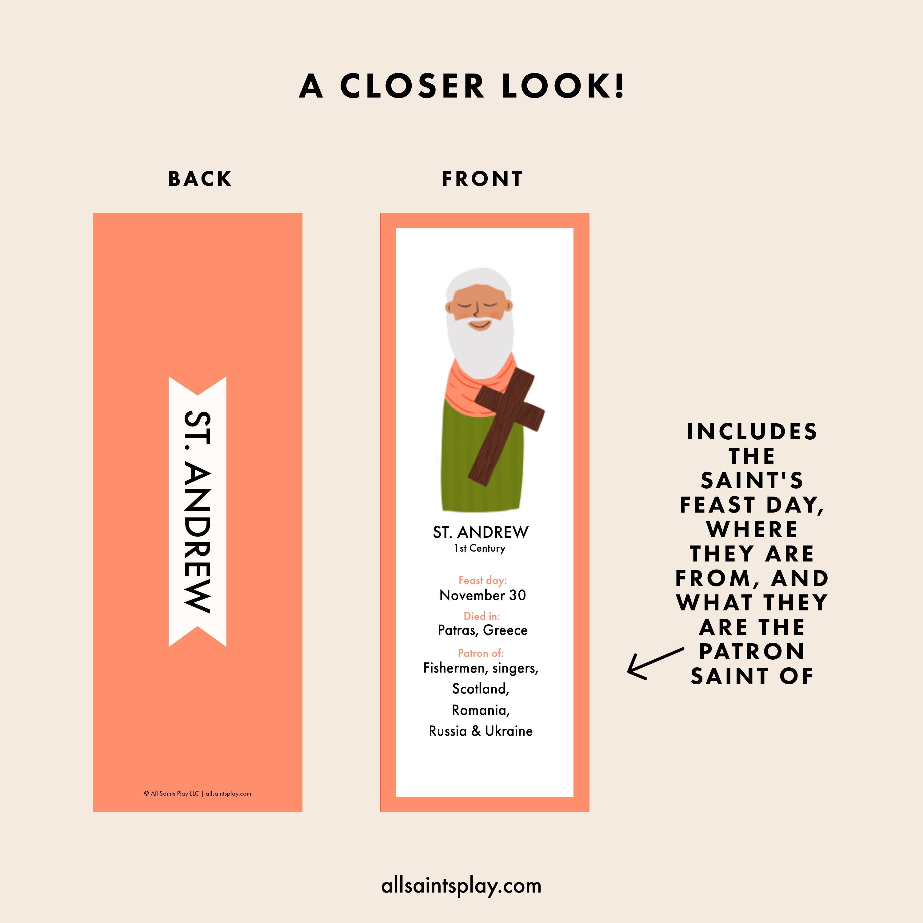 Saint Bookmarks | Catholic Homeschooling, Saints for Kids, All Saints ...
