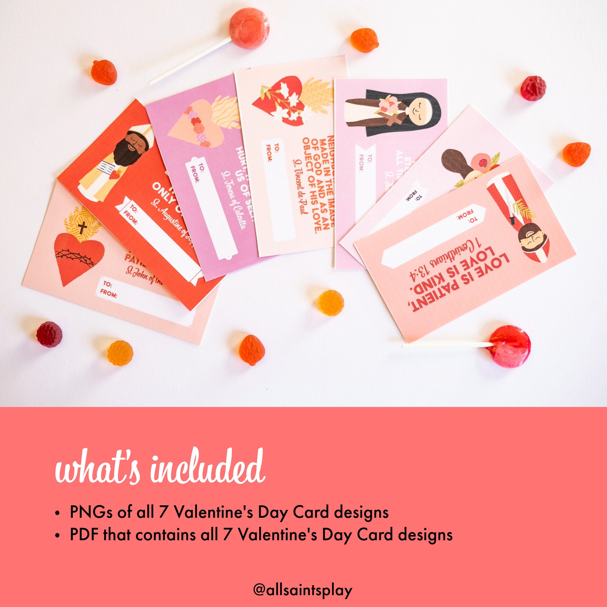 Catholic Valentine's Day Cards Saint & Bible Quotes for Valentine ...