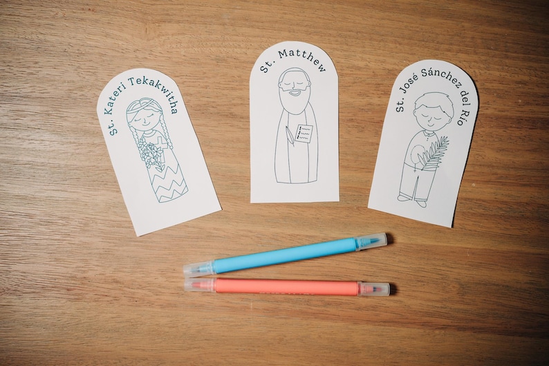 Saint Prayer Pockets | Catholic Homeschooling, Saints for Kids Activity ...
