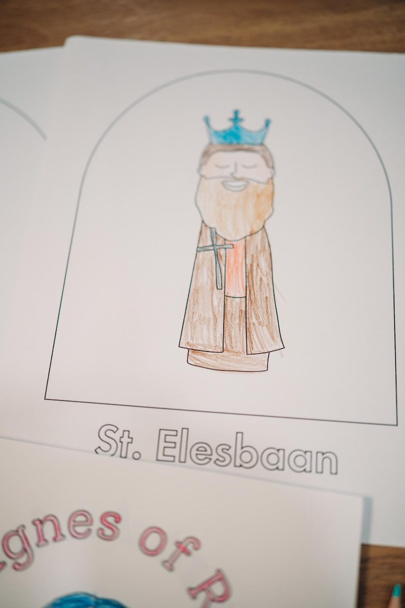 140 Saint Coloring Pages | Printable Saints Activity for Catholic ...